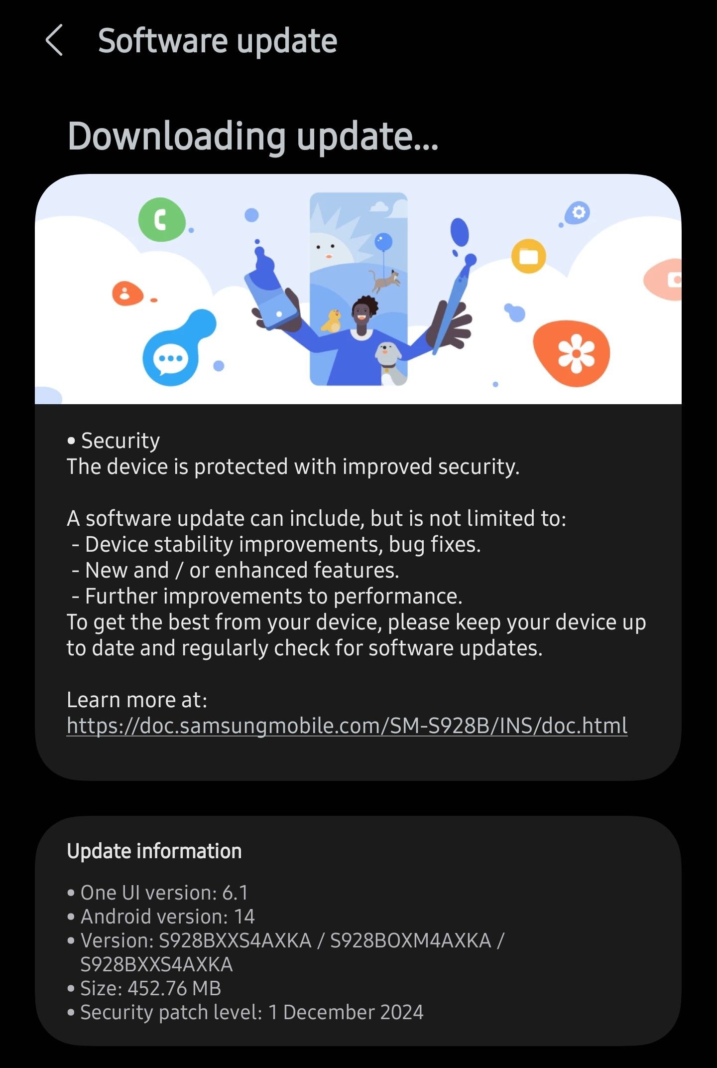 S24 December Patch - Samsung Members