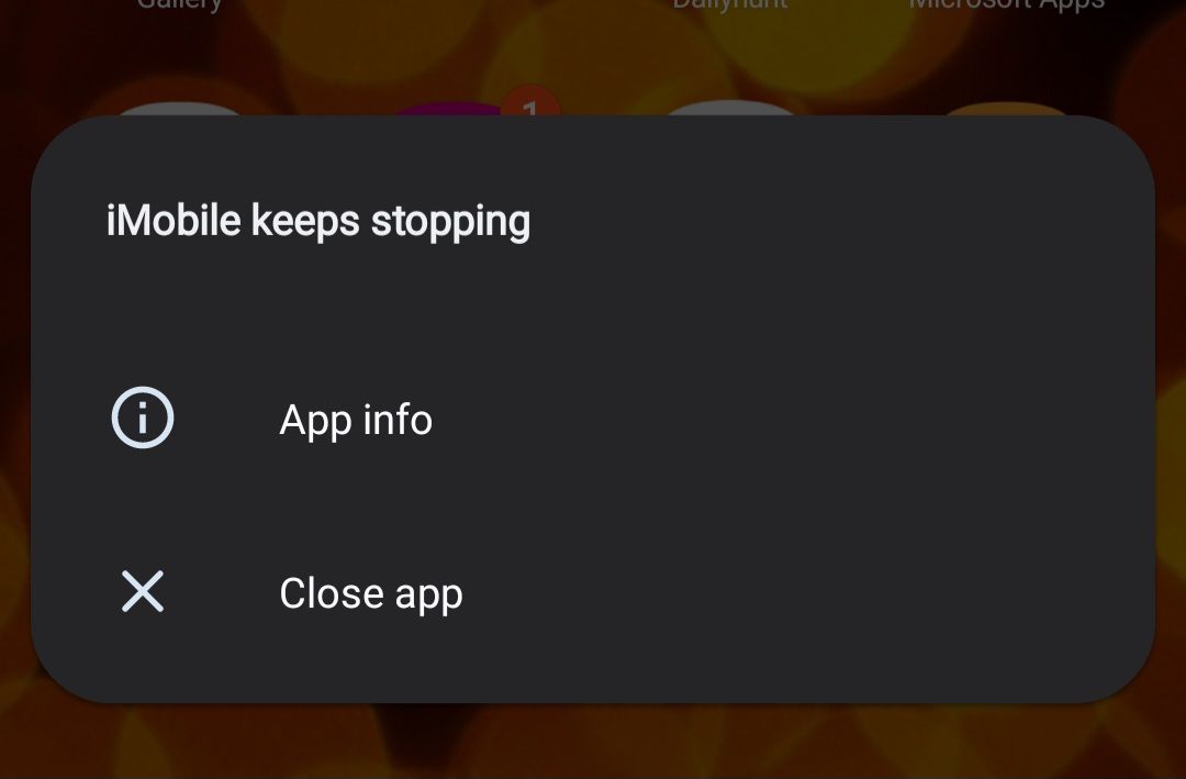 iMobile keeps stopping - Samsung Members
