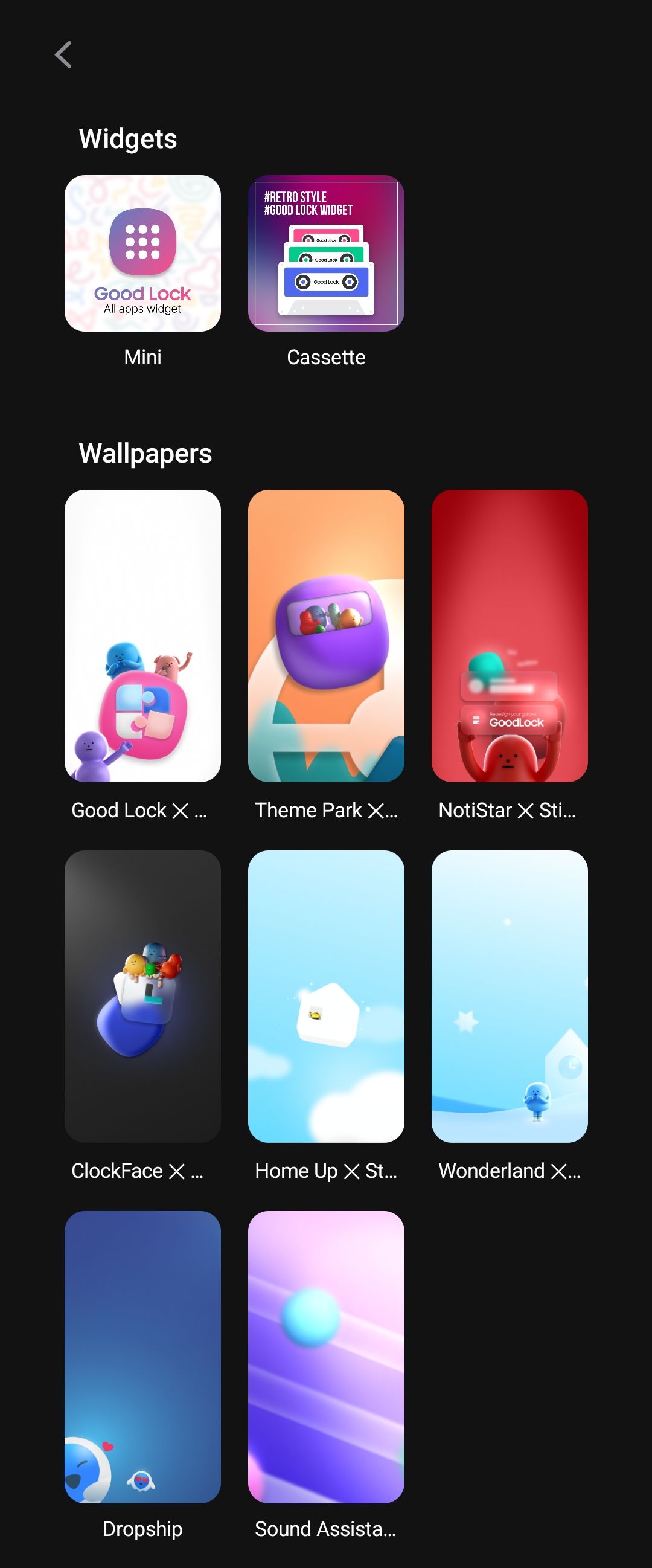 Here's exclusive Good Lock Wallpaper & widgets - Samsung Members