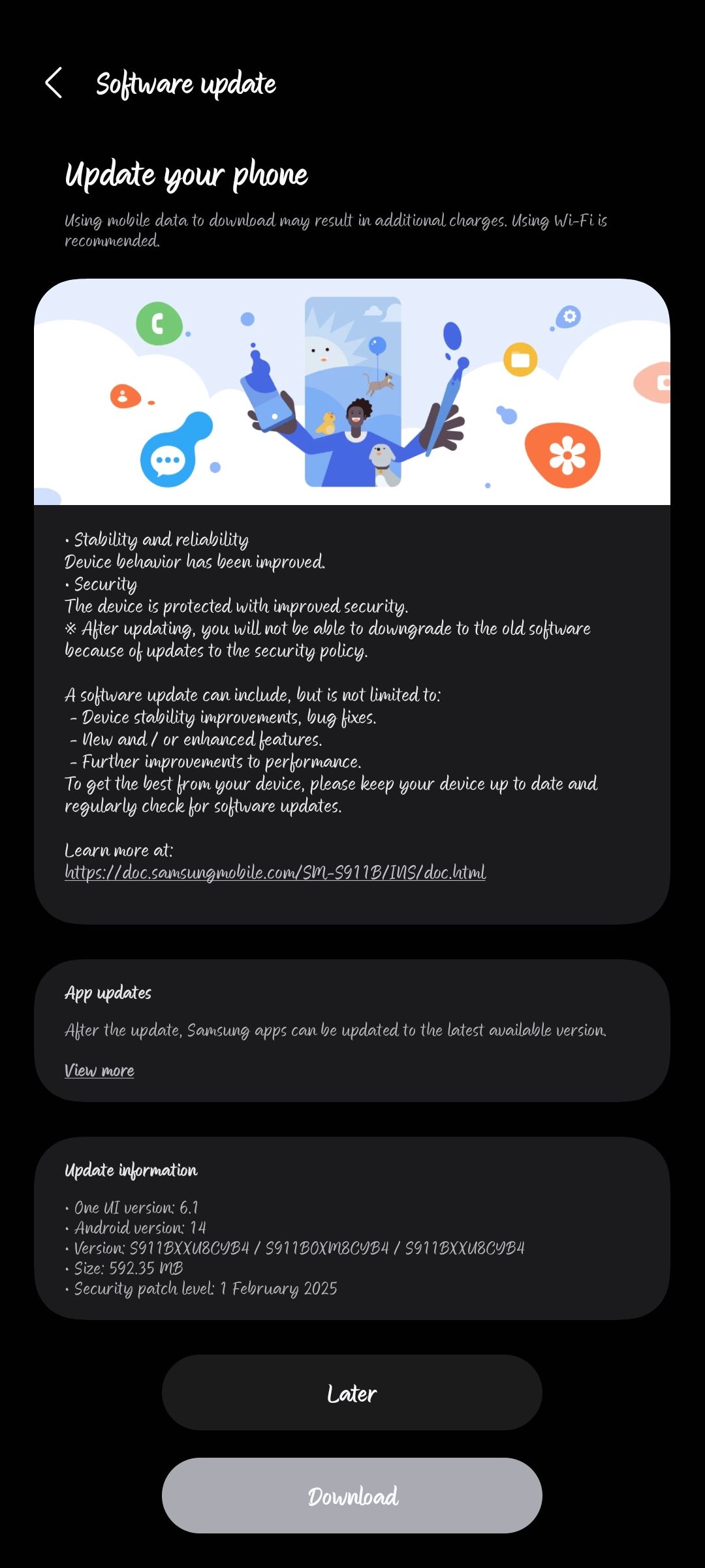 S23 February Security Patch Received - Samsung Members