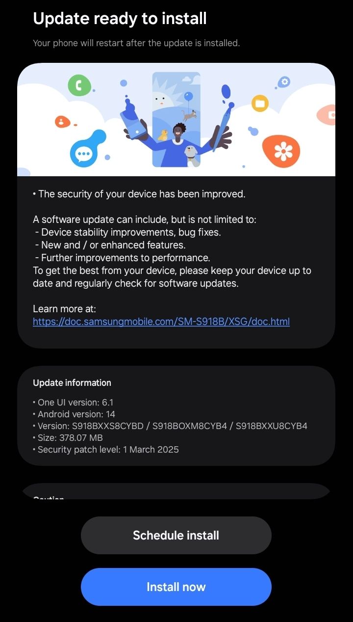 S23 Ultra March security patch update in UAE 🇦🇪 - Samsung Members