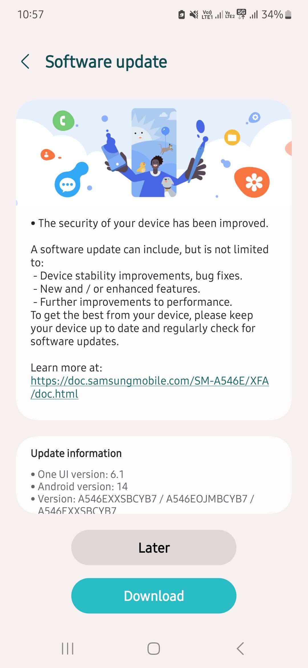 A54 5G March security patch update - Samsung Members