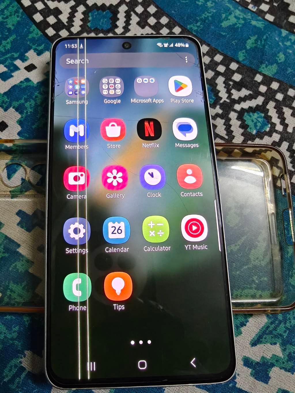 Software malfunctions Green line appeared no repla... - Samsung Members