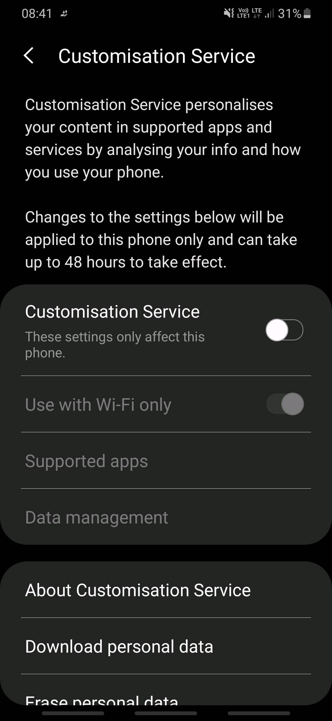 Solved: what is customization service? - Samsung Members