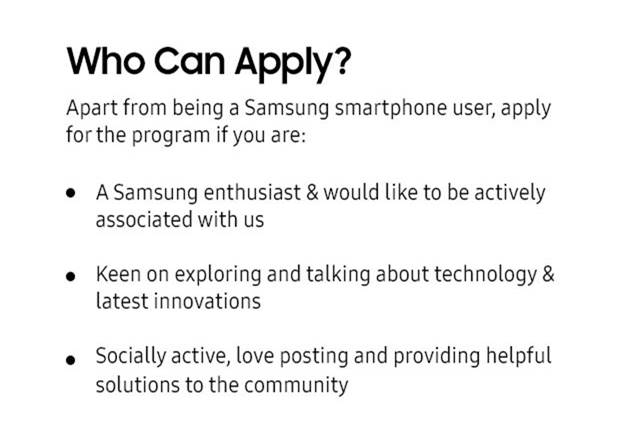 Samsung Members Brand Ambassador Program - Samsung Members