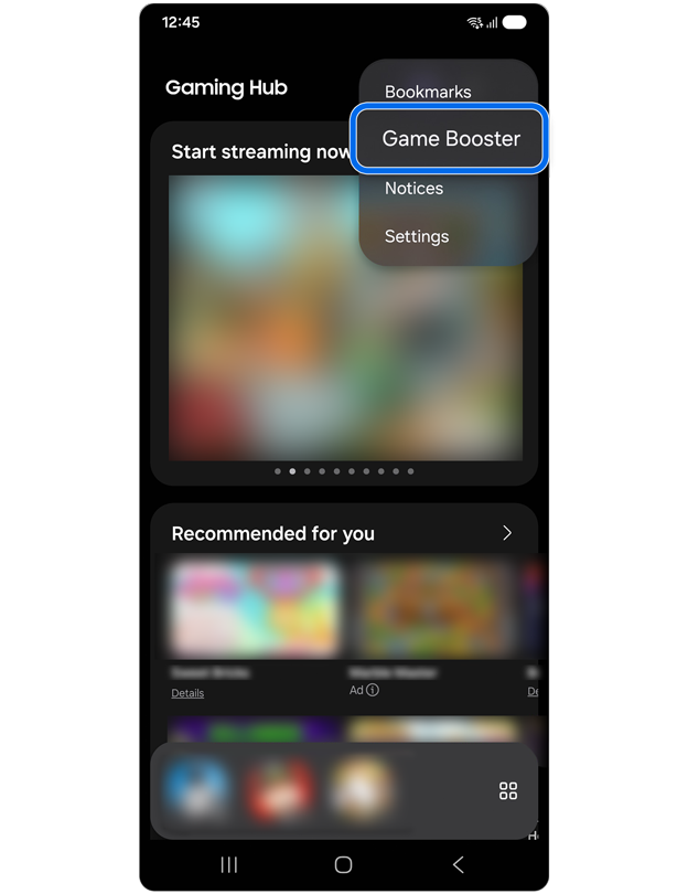 Updates to Game Booster settings and features on t... - Samsung Members