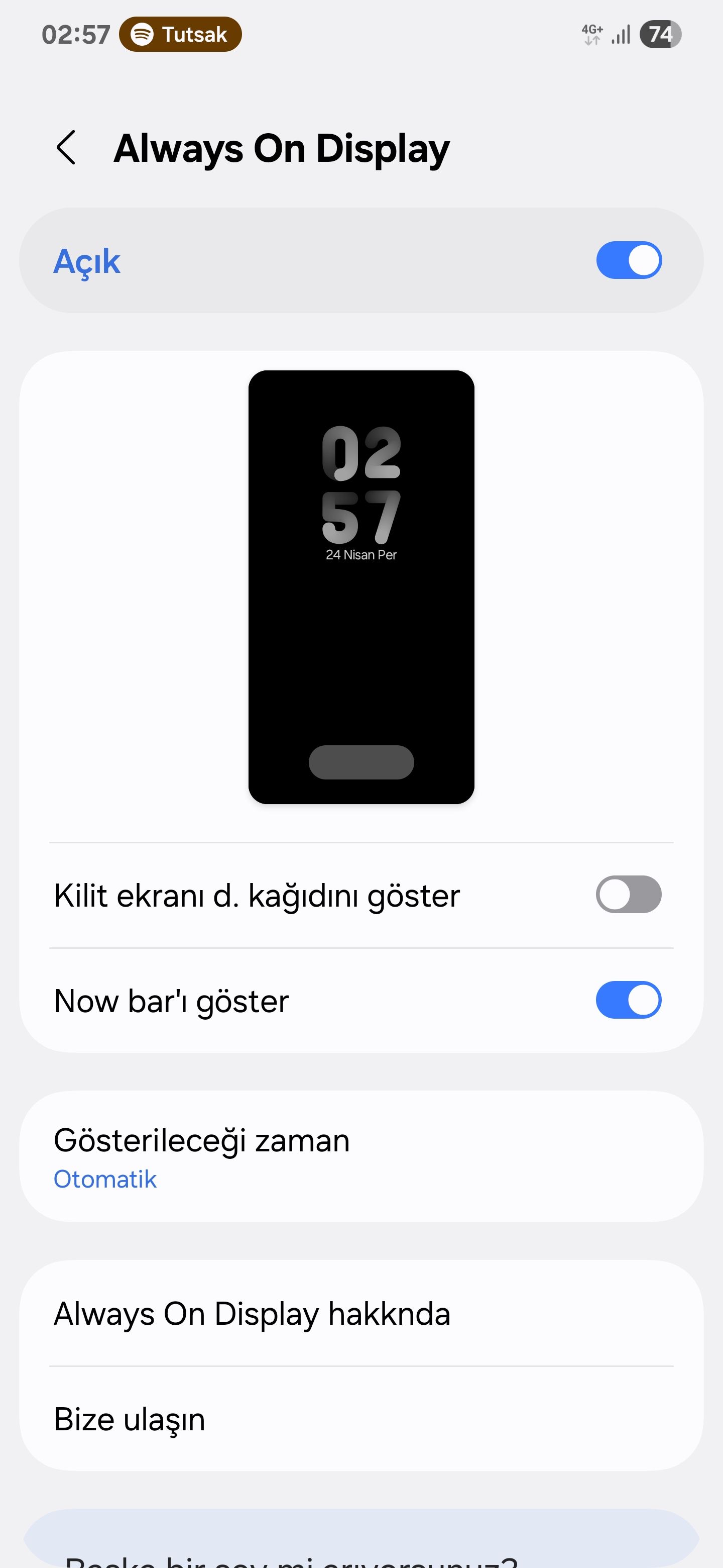 AOD one ui 7 - Samsung Members