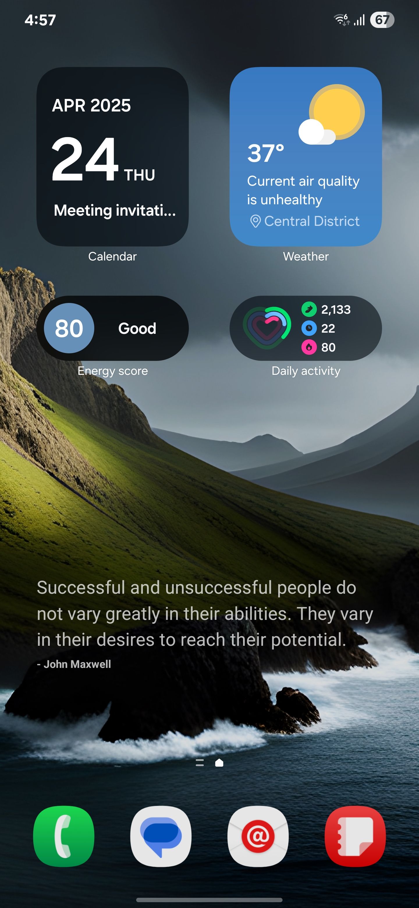 Home screen setup - One UI 7 - Samsung Members