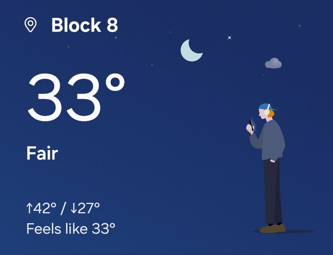 Weather widget no longer shows the animated charac... - Samsung Members