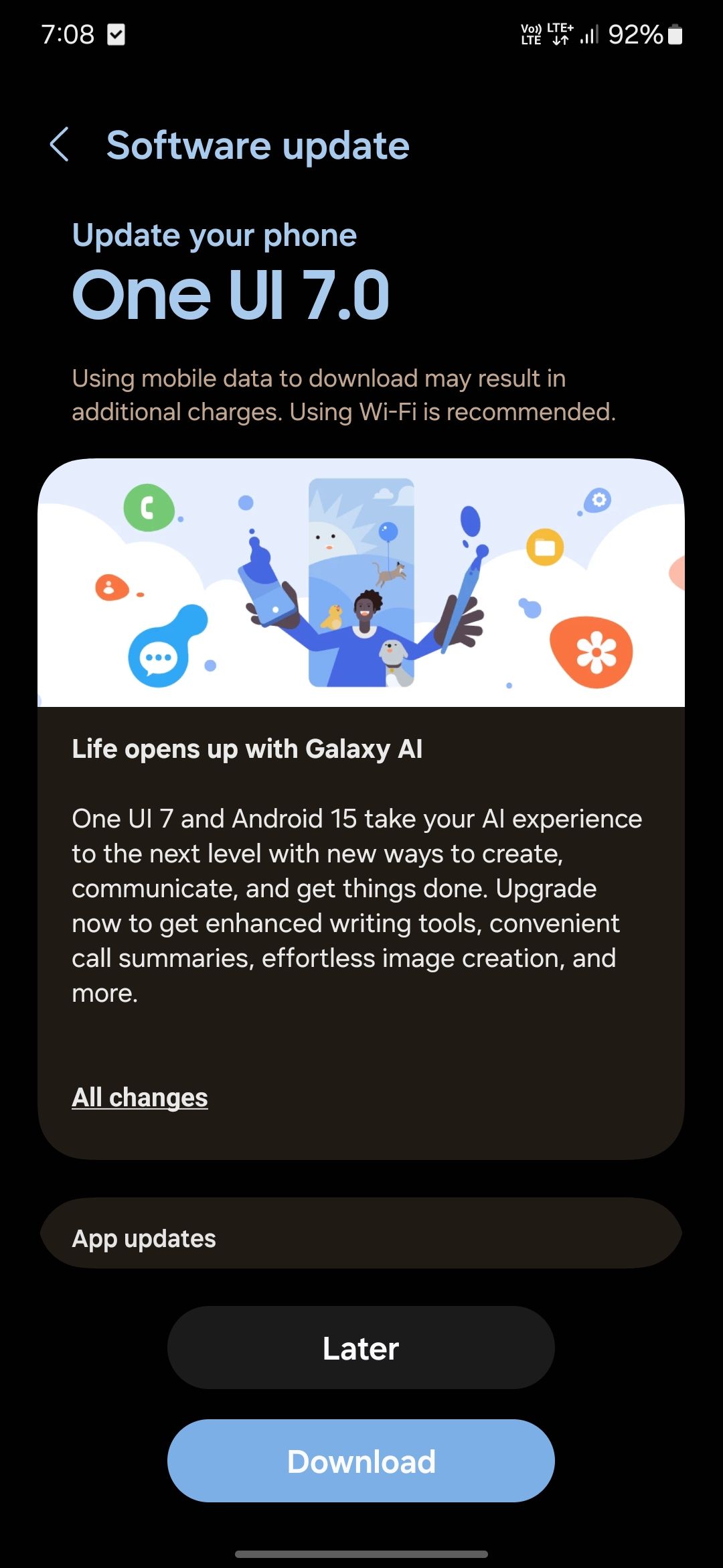 One Ui 7 Finally in S23FE - Samsung Members