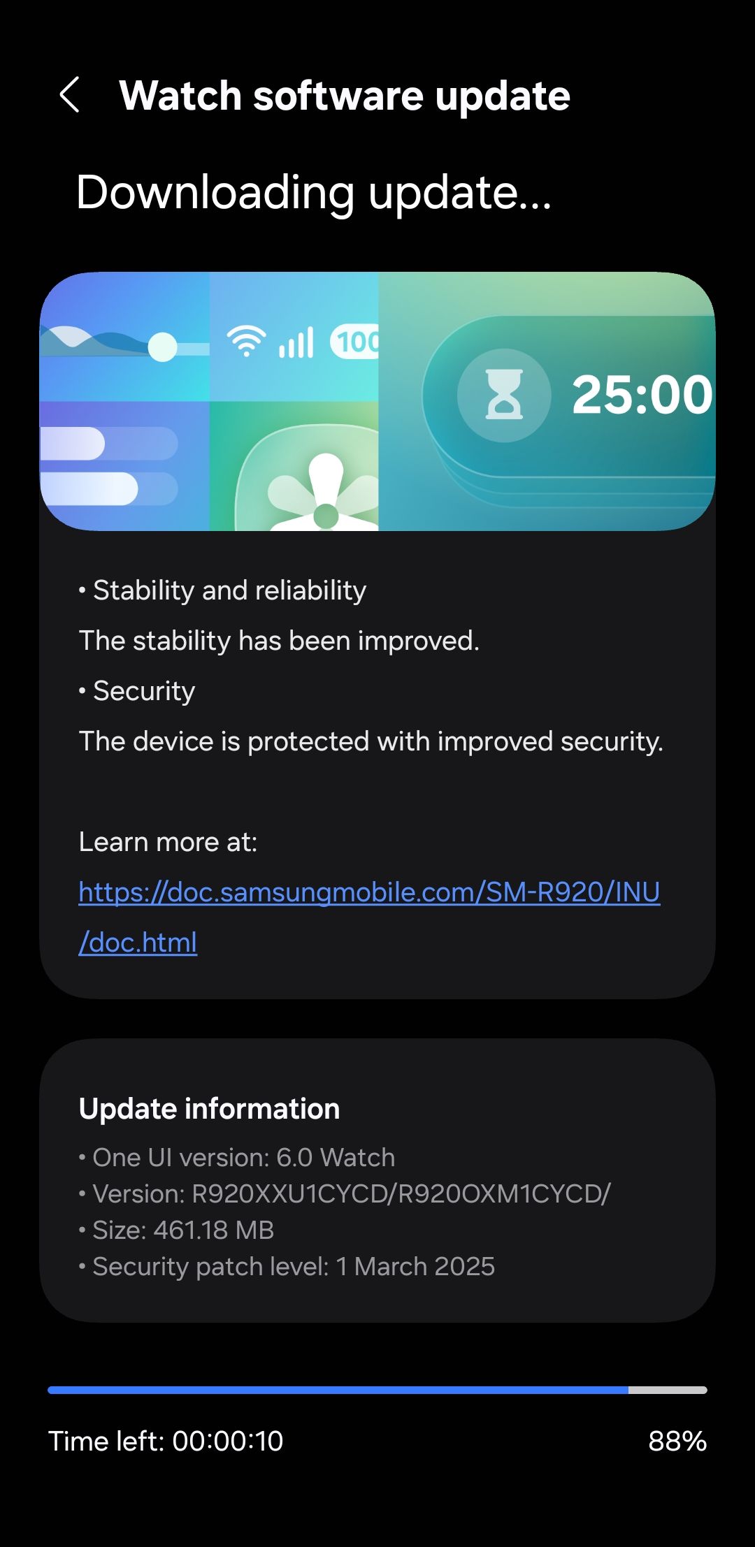 Galaxy watch 5 pro update Security patch - Samsung Members
