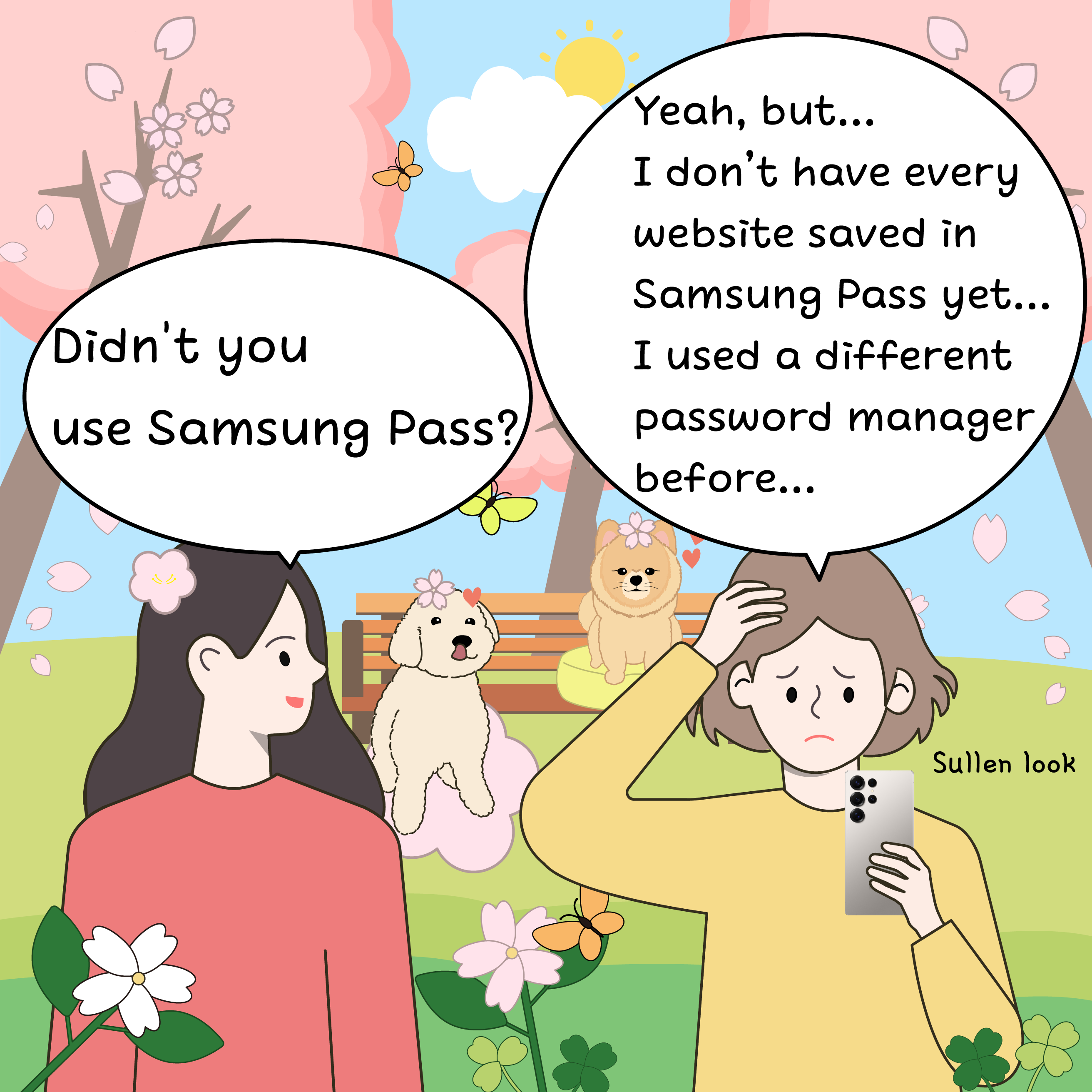 [Webtoon] Importing/Exporting Samsung Pass Data - Samsung Members