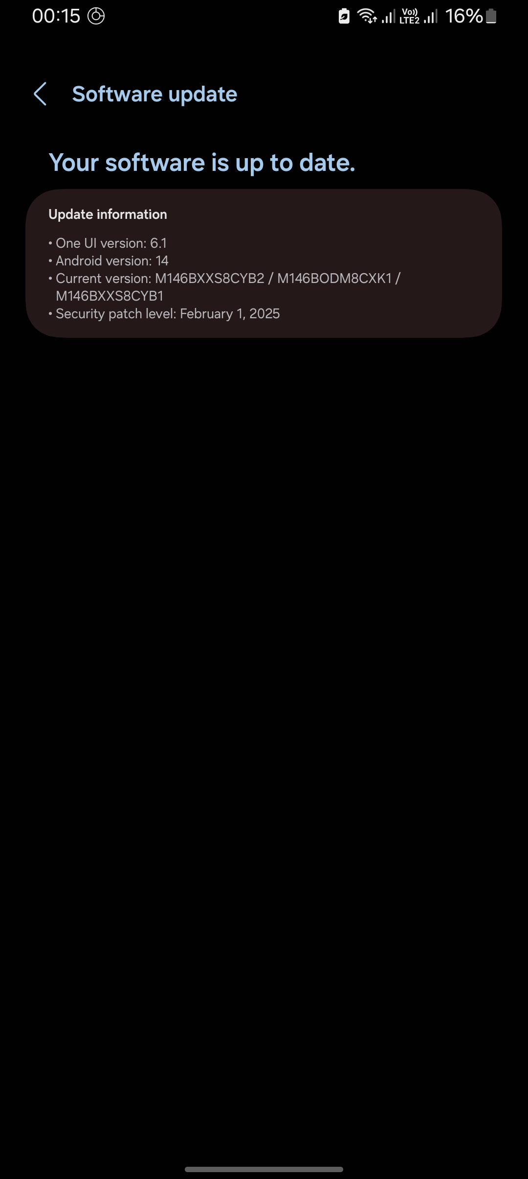 Solved: Android 15 (One UI 7.0) Update for M146B (Galaxy M... - Samsung ...