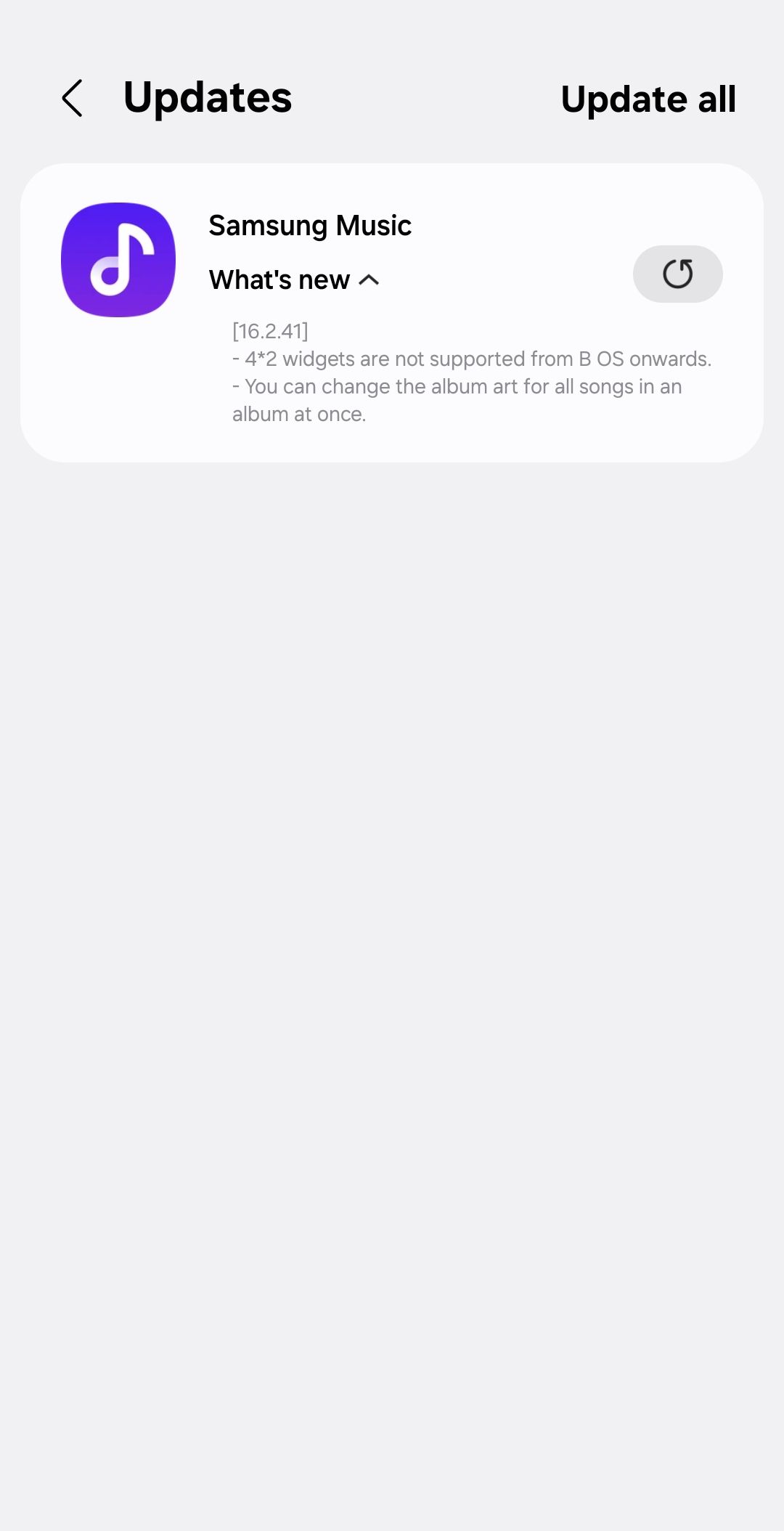 New app update on Galaxy store for Samsung A16 5g - Samsung Members