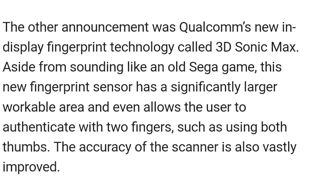 qualcomm announces new 3d sonic max fingerprint se... - Samsung Members