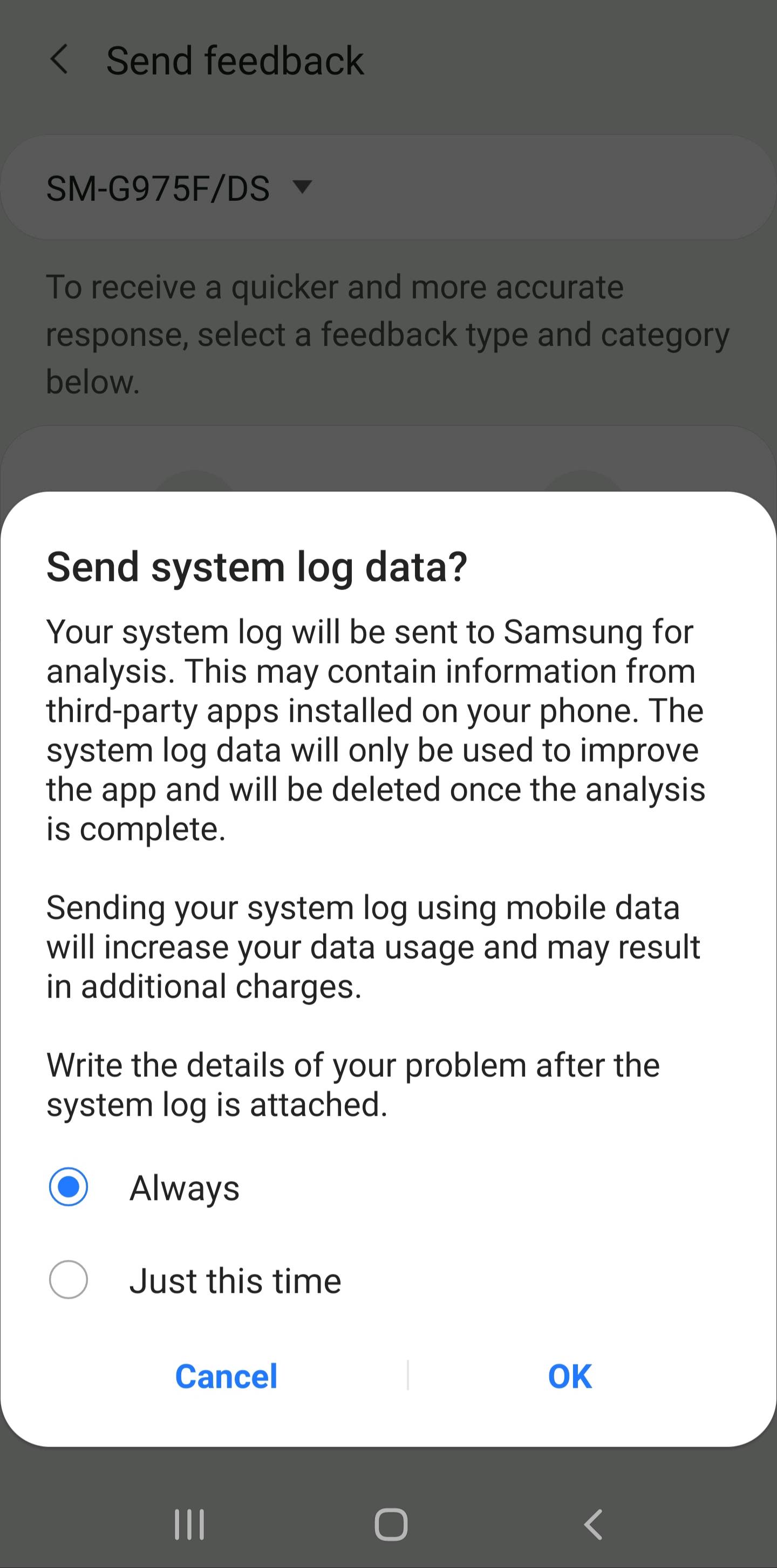 Send Feedback / Report a Bug to Samsung - Samsung Members