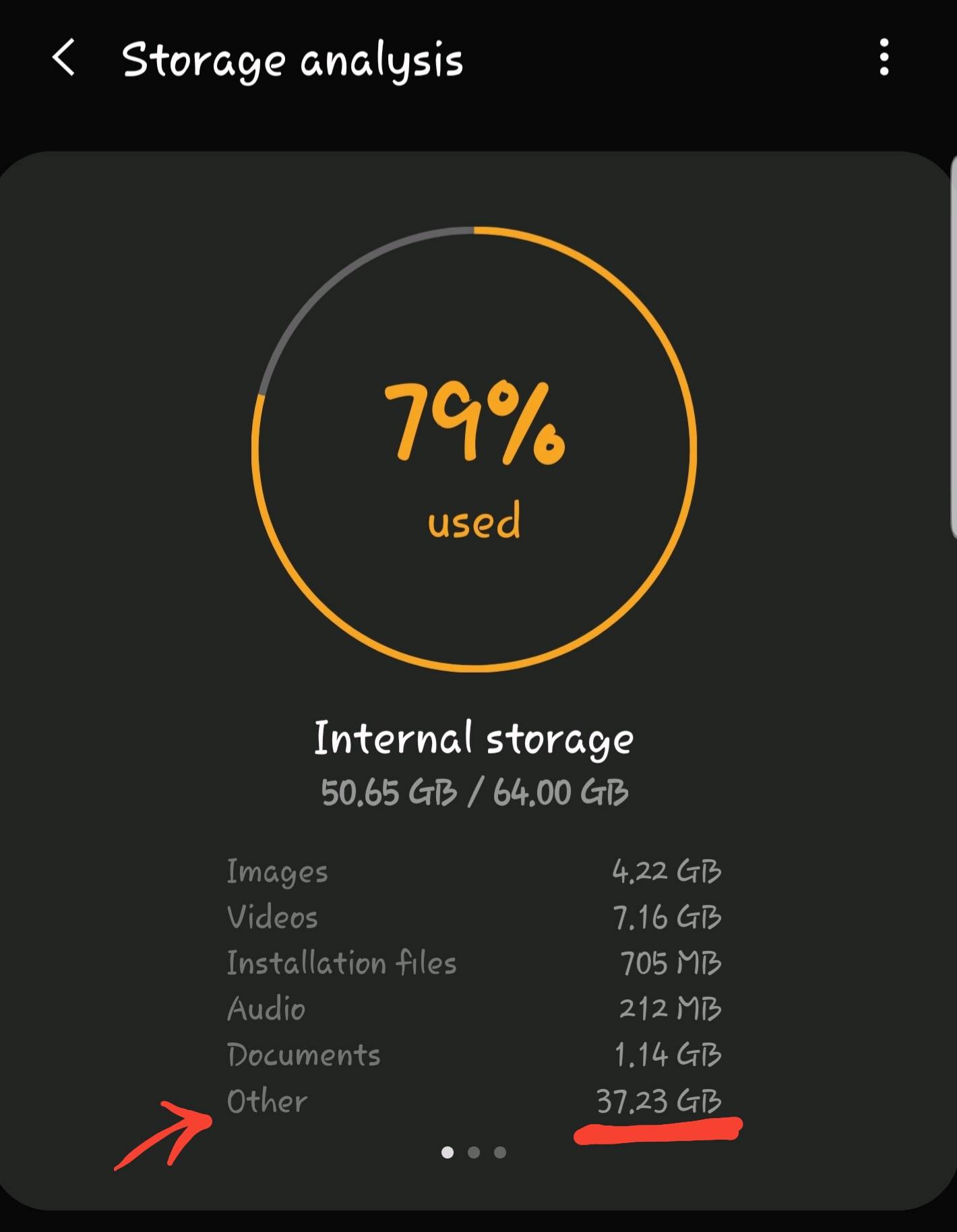 Storage Almost Full (Others = 30GB) - Page 2 - Samsung Members
