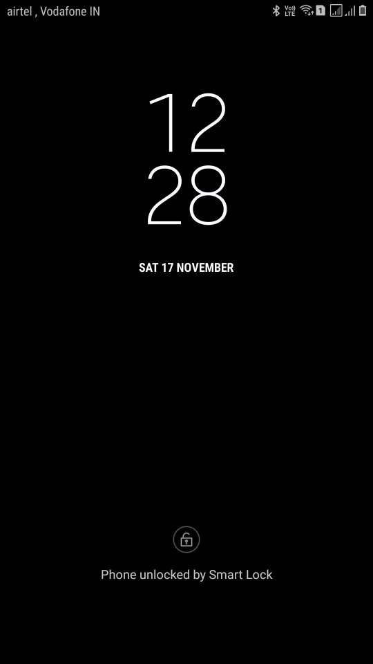 clock gesture on lock screen - Samsung Members