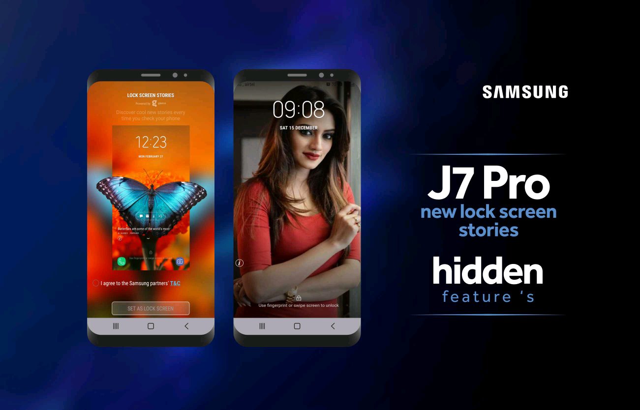 samsung j7 pro new lock screen stories - Samsung Members
