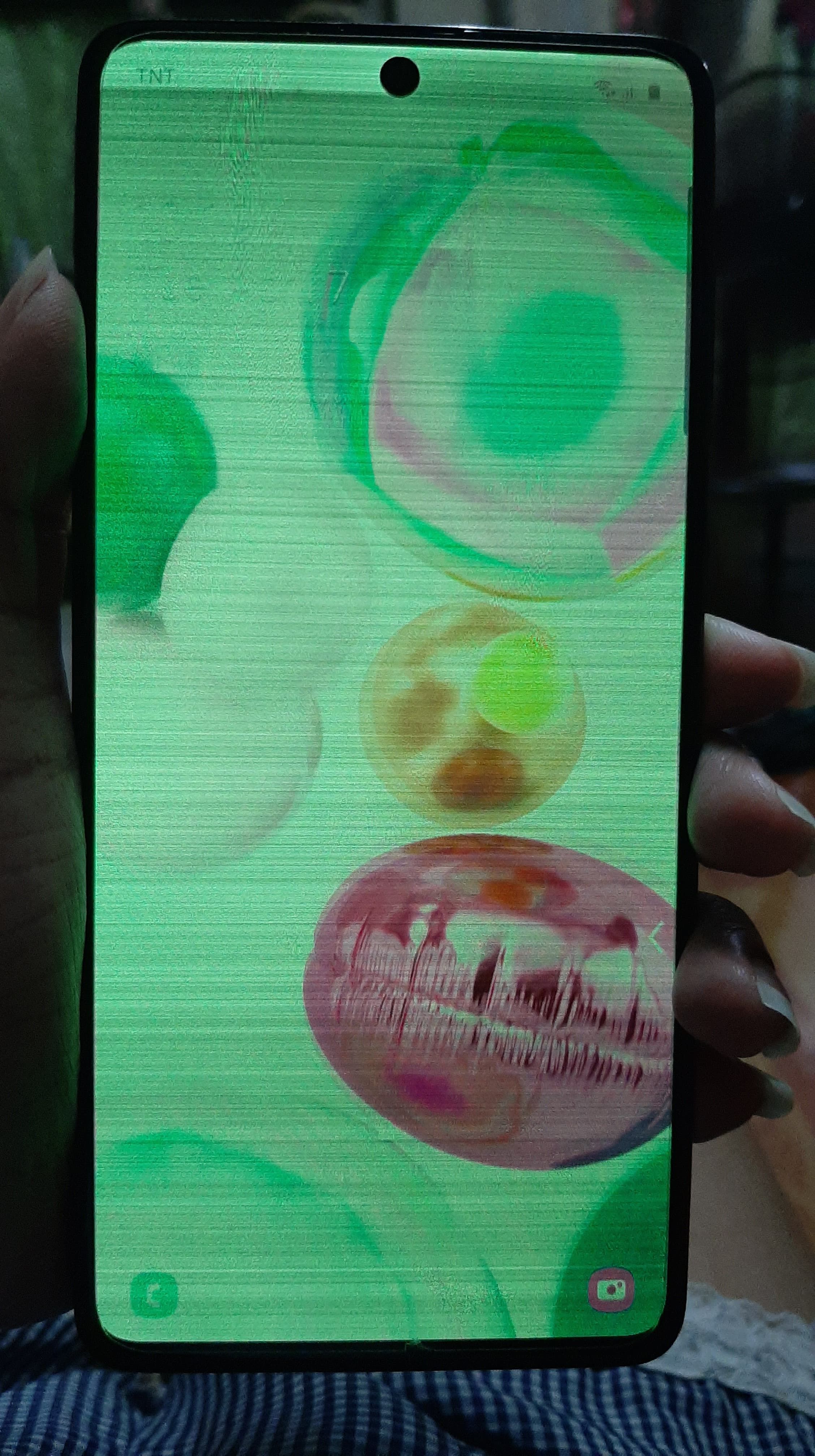 screen discoloration - Samsung Members