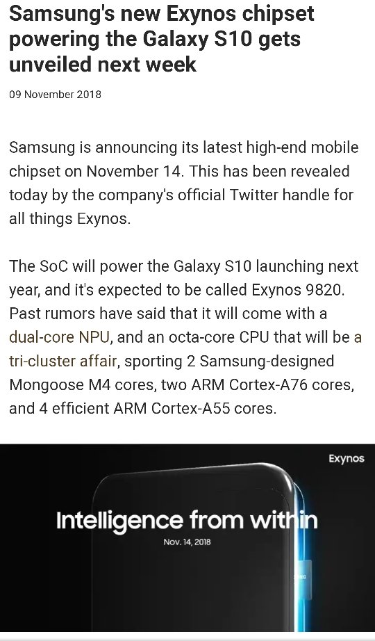 Samsung's new Exynos chipset - Samsung Members