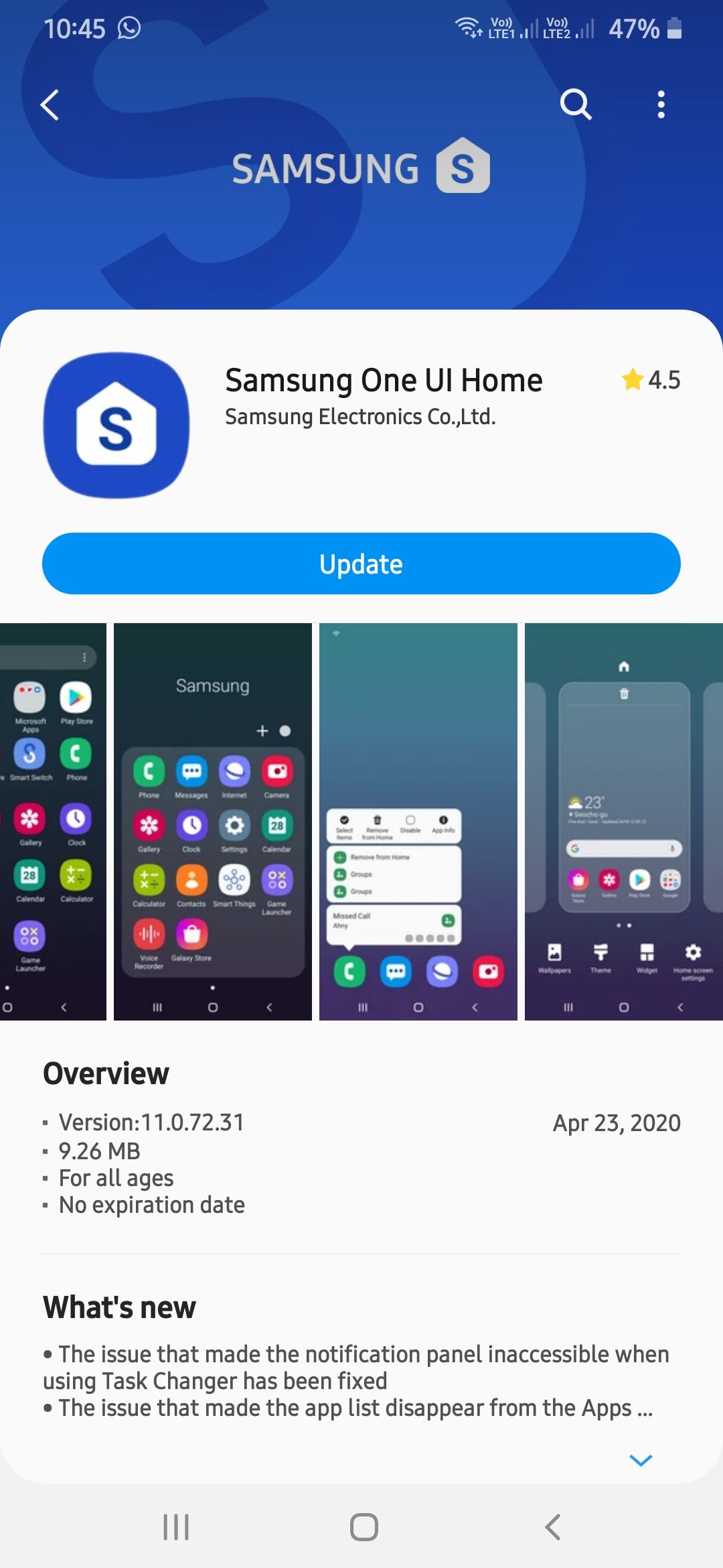 SAMSUNG ONE UI HOME UPDATE - Samsung Members