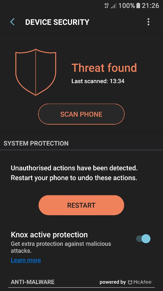 Unauthorized actions - Samsung Members