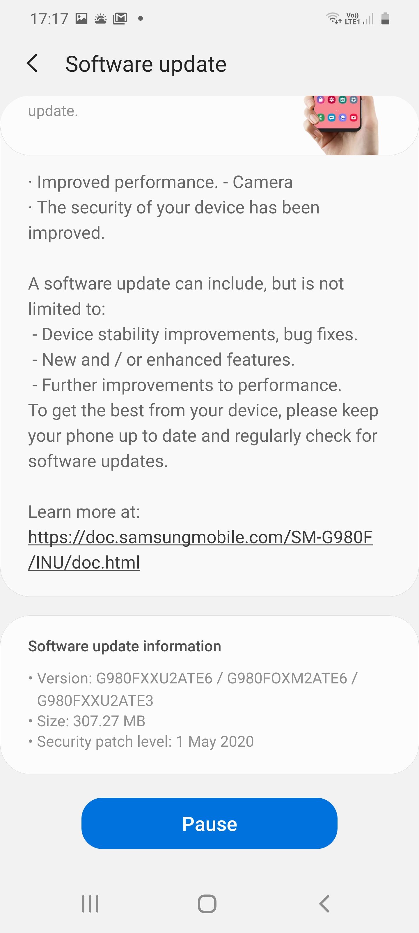 New software update for the S20 lineup now availab... - Samsung Members